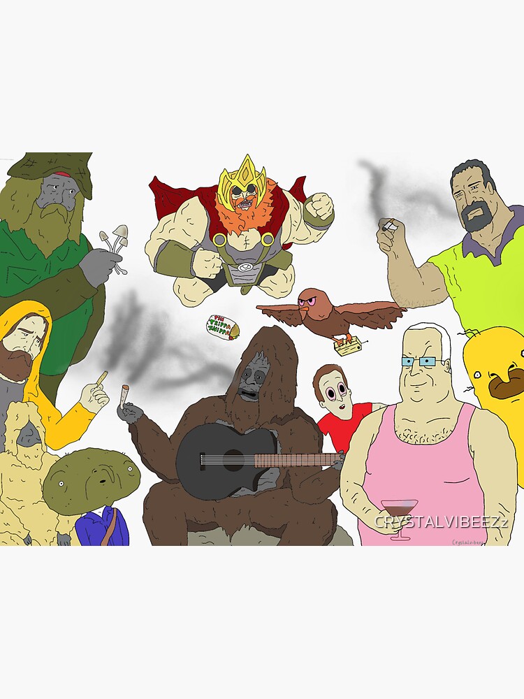 "The Big Lez show, (All Characters)." Sticker for Sale by ...