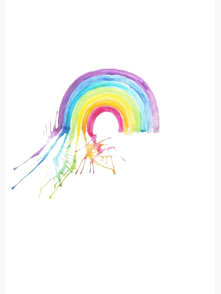 "Watercolour Rainbow" Poster by mozzieandmac | Redbubble