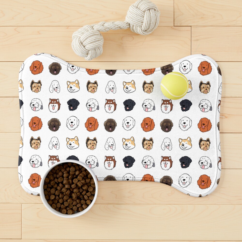 "Cute dog breeds heads illustration pack " Sticker for Sale by ...