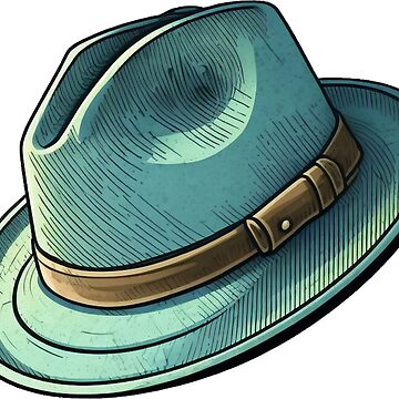 "Art of Hat" Sticker for Sale by motivesticker | Redbubble