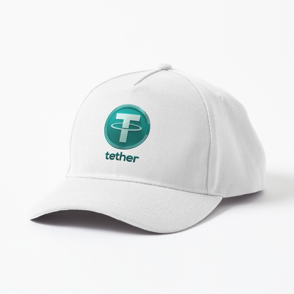 "Tether logo and coin with font. USDT" Sticker for Sale by ColorCube1 ...