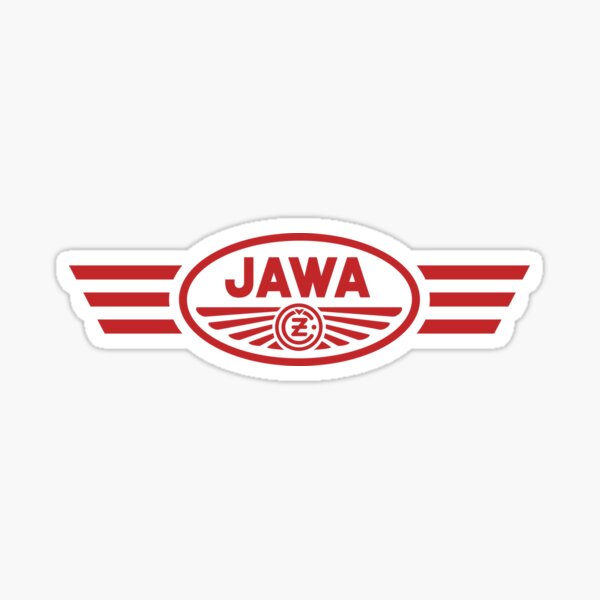 "Jawa CZ logo" Sticker for Sale by GetThatCar | Redbubble