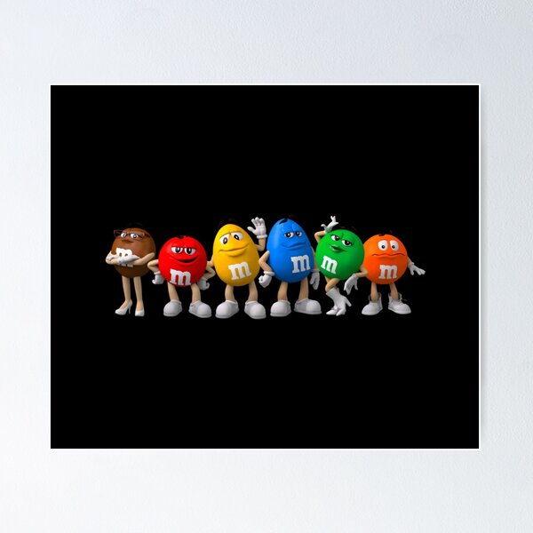 "M and ms" Poster for Sale by Designarty | Redbubble