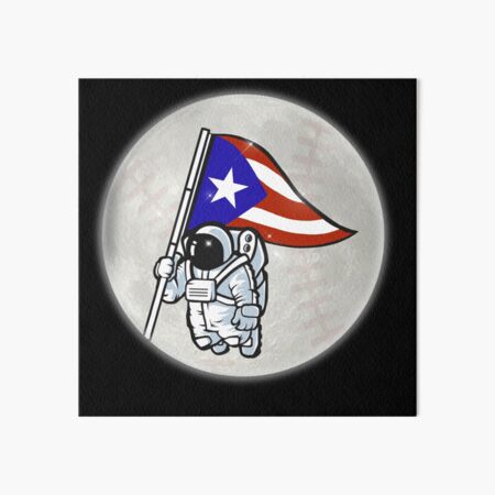 "Puerto Rican Space Astronaut Waving the Puerto Rico Flag In Outer ...