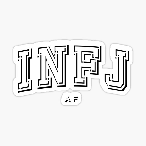 "INFP Introvert pride: The Advocate" Sticker for Sale by universaldec ...