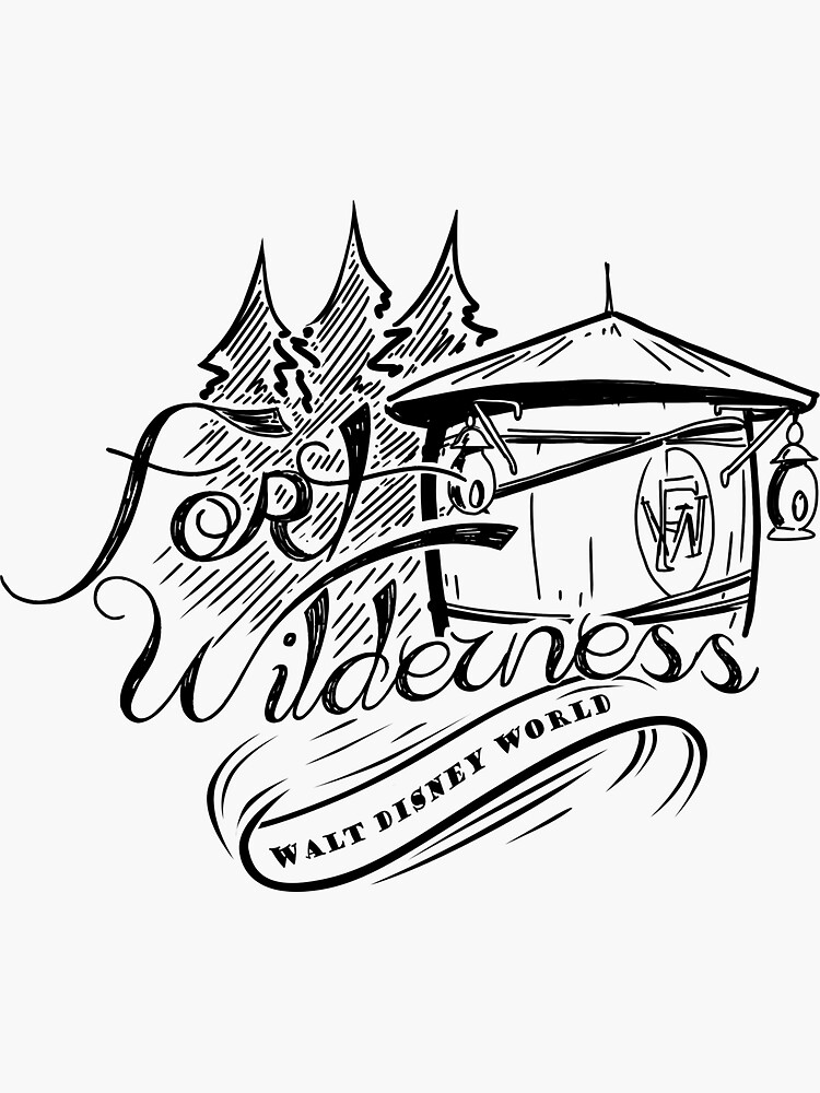 "Fort Wilderness" Sticker for Sale by Cgsam | Redbubble