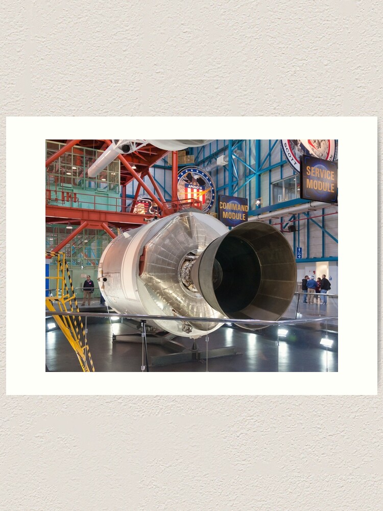 "Apollo Saturn V Command and Service Module" Art Print by dlamb | Redbubble