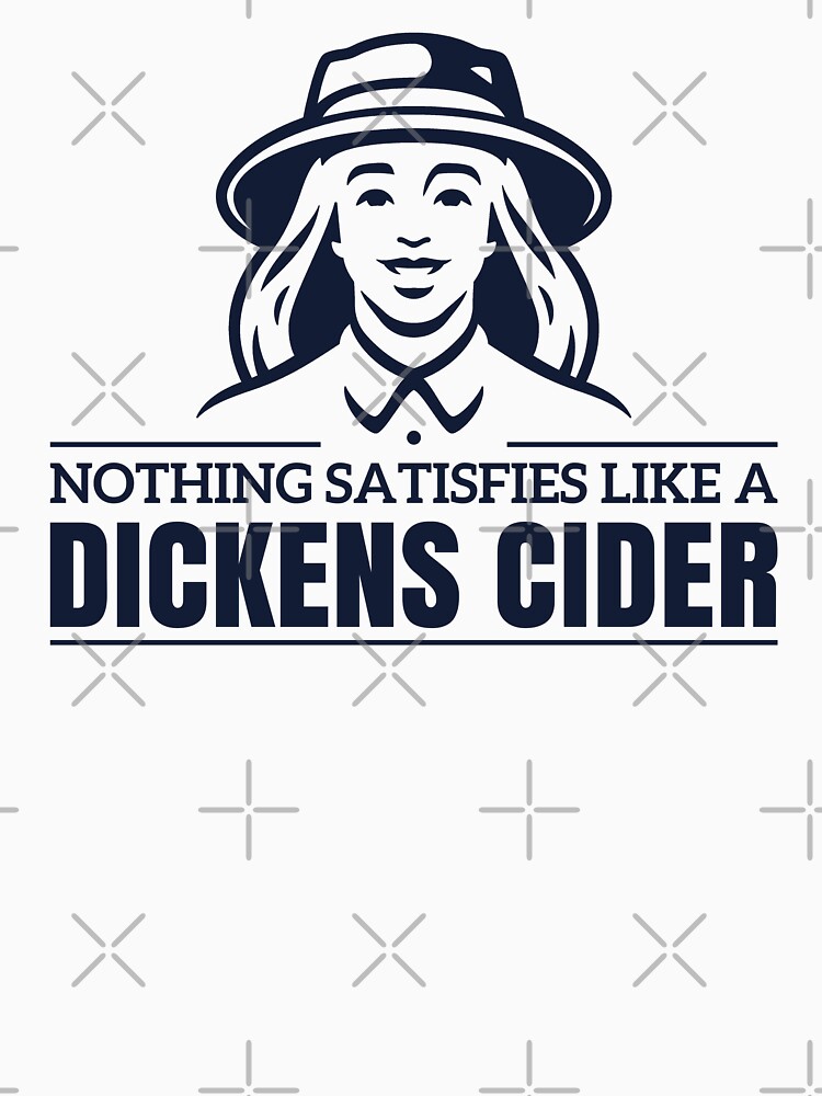 "Cheeky Dickens Cider bottle label design - Witty innuendo" T-shirt for ...