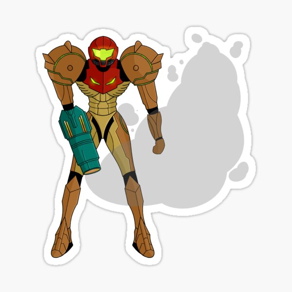 "Samus Aran" Sticker for Sale by ZyronMC | Redbubble