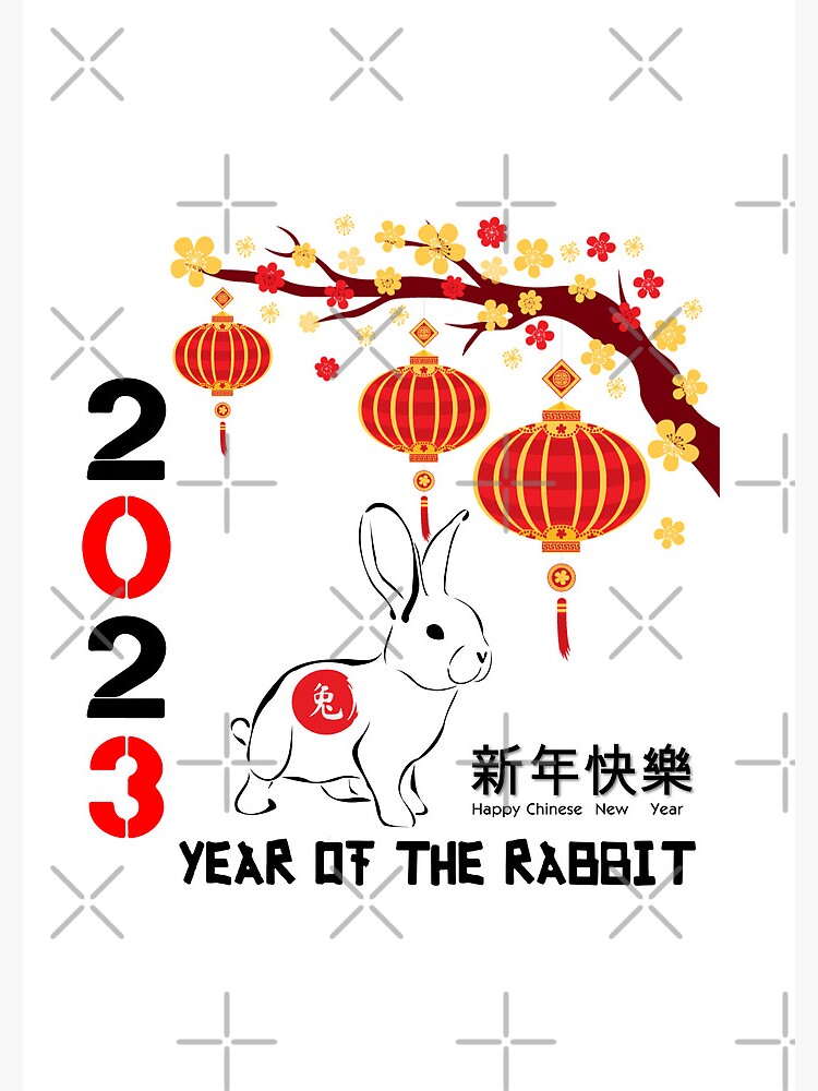 "chinese new year rabbit 2023, chinese zodiac rabbit, 2023 year of the ...