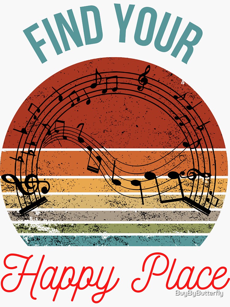 "Musical Harmony: Silhouette of Musical Notes Against a Retro Sunset ...