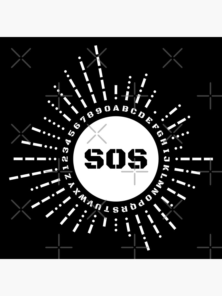 Morse Code SOS Alphabet Premium Matte Vertical Poster sold by Winston ...