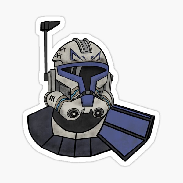 "Captain Rex" Sticker for Sale by coolartsydude | Redbubble