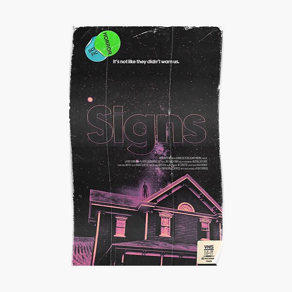 "Signs | Movie Poster" Poster for Sale by gabrielpcooper | Redbubble