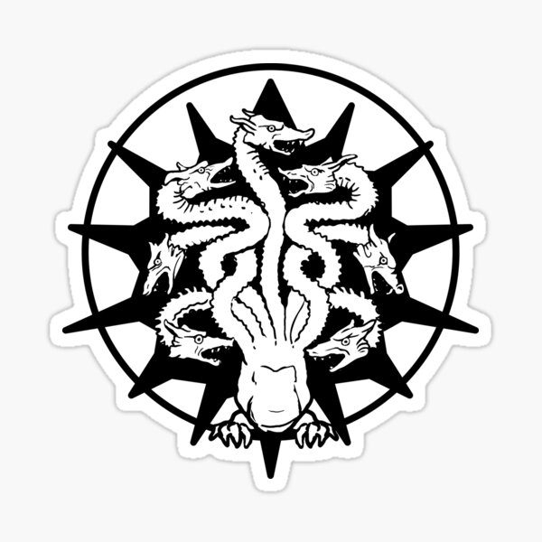 "Hydra Crest" Sticker for Sale by lillianripley | Redbubble
