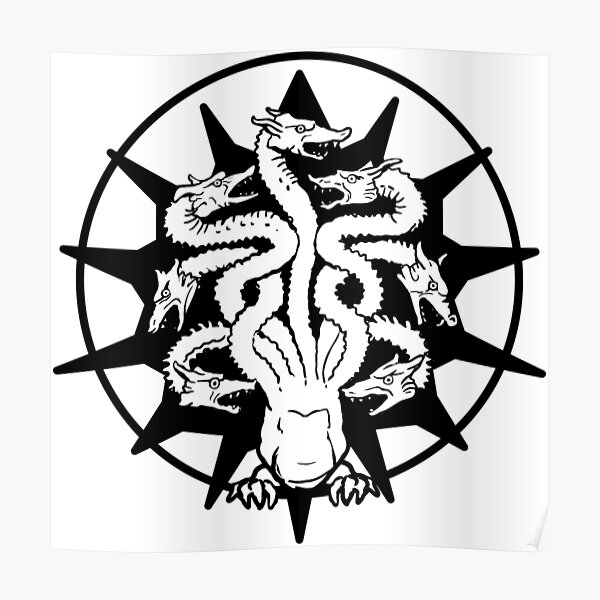 "Hydra Crest" Poster by lillianripley | Redbubble