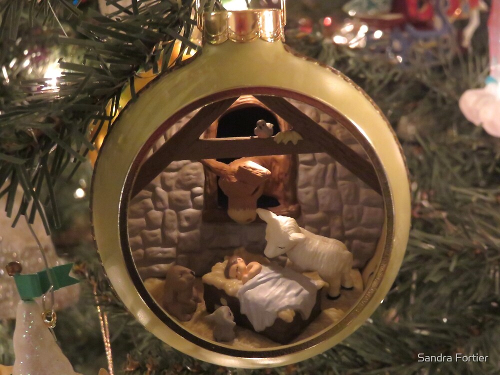 "Babe in the Manger" by Sandra Fortier | Redbubble