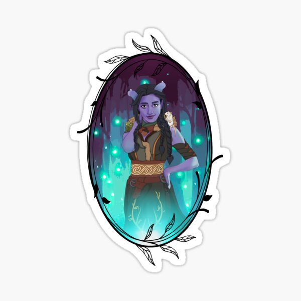 "Fey warlock" Sticker for Sale by Violetapples | Redbubble