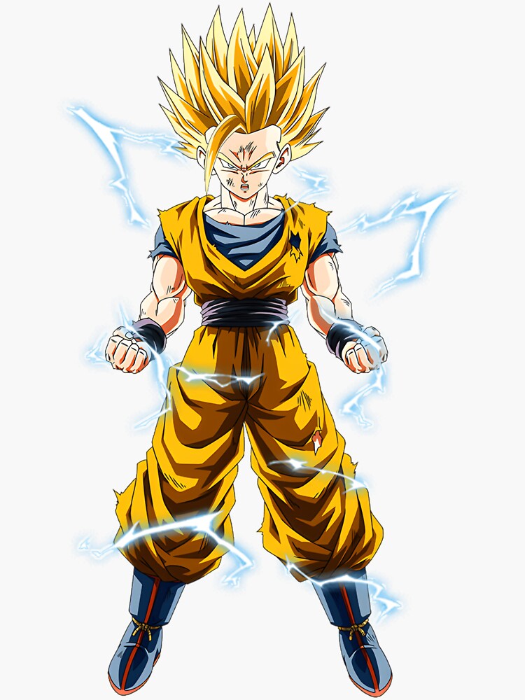 "Gohan ssj 2" Sticker for Sale by ZORO-DESIGN | Redbubble