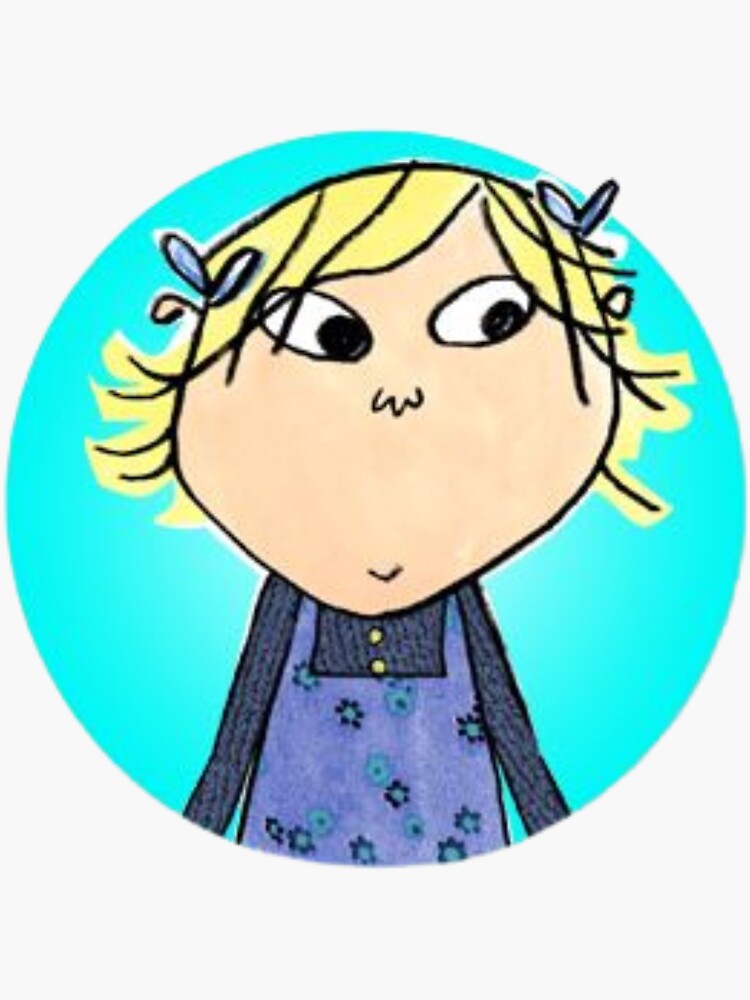 "lola from charlie and lola" Sticker for Sale by indiecottage | Redbubble