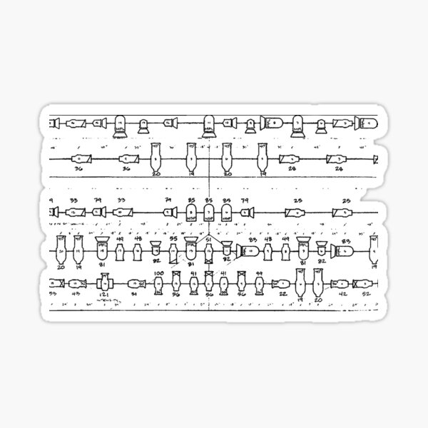 "Theatre Lighting Plot" Sticker for Sale by sweetlily | Redbubble