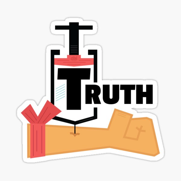 "Truth Shot Needle Reality Check Inject Truth Serum Red Pill Or Blue ...