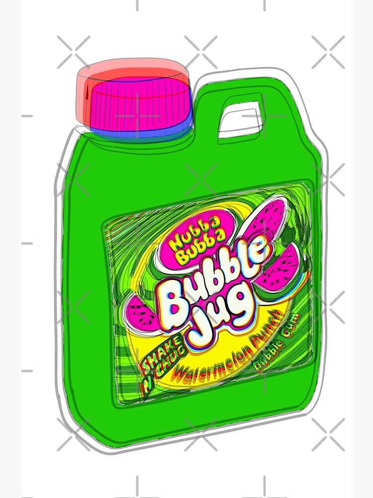 Psychedelic Bubble Jug Hubba Bubba Merch Fan Art Premium Matte Vertical ...