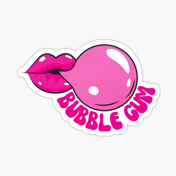 "Bubble gum" Sticker for Sale by ShopofAll | Redbubble