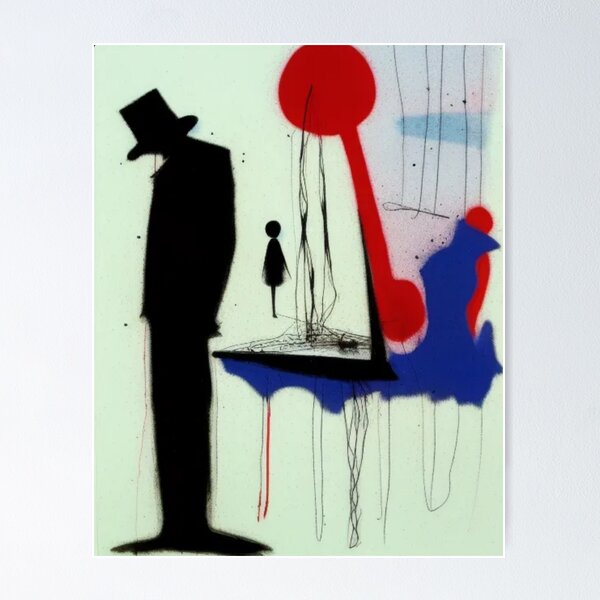 "Gothic girl depression sadness sad crying odd Modern art home decor ...