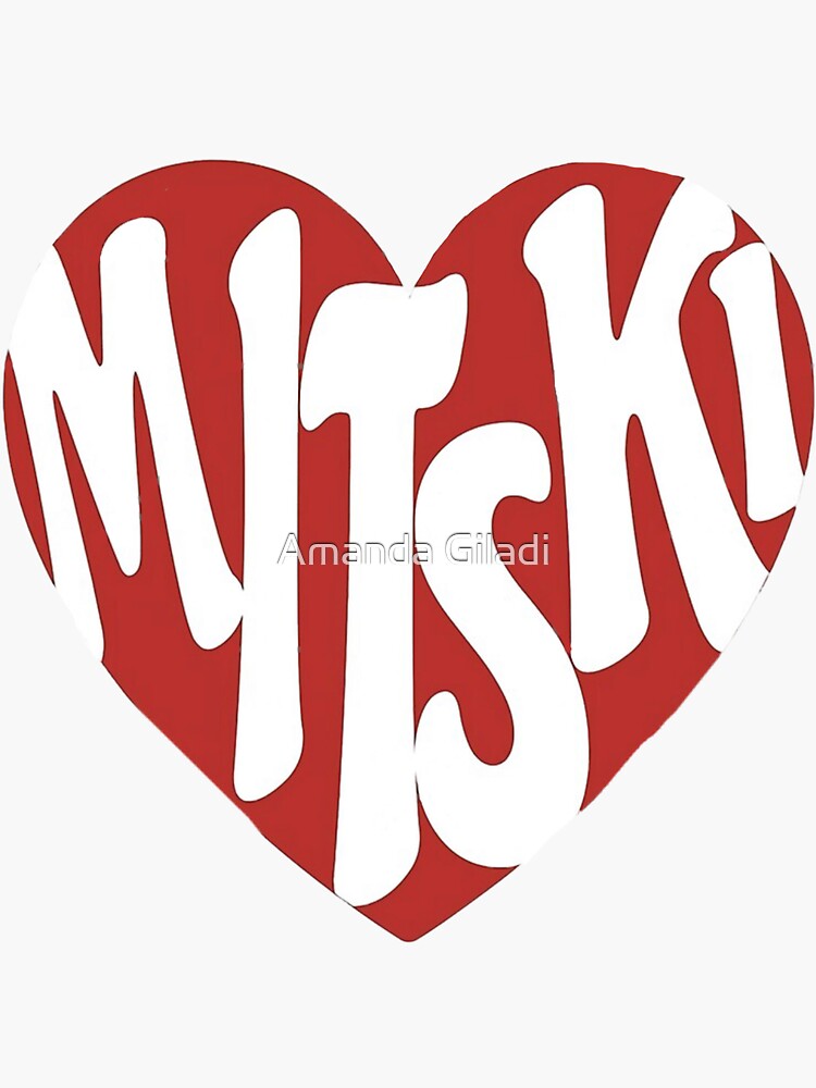 "mitski" Sticker for Sale by amandagiladi | Redbubble