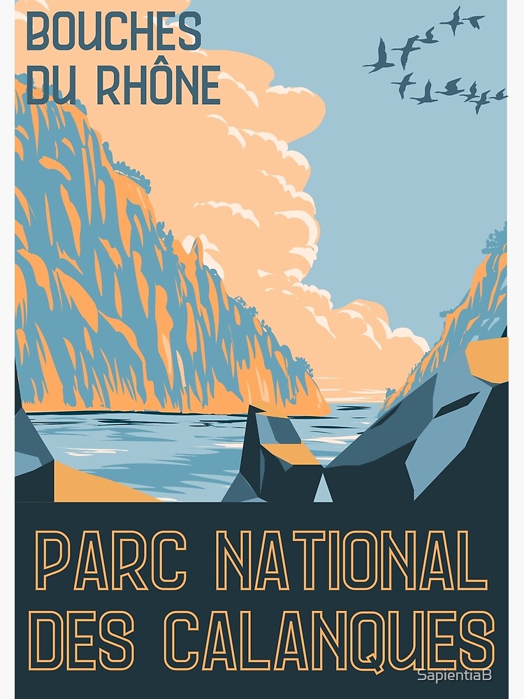 "Calanques National Park, France - Marseille Calanques Park Vintage ...