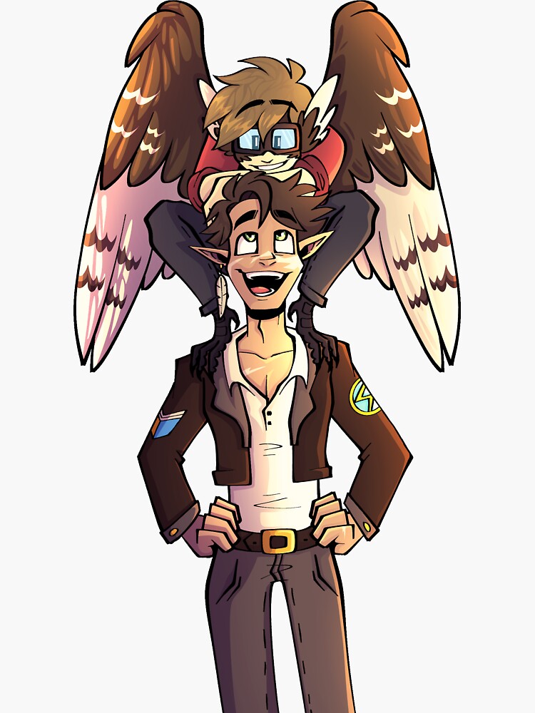 "Desert Duo!" Sticker for Sale by MDArtCabin | Redbubble