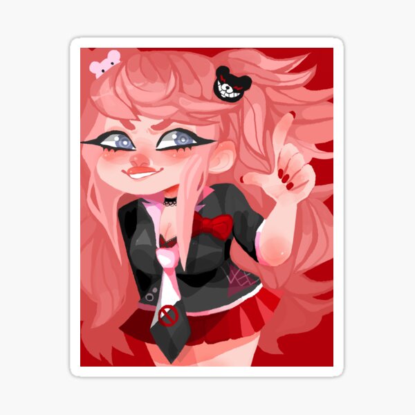 "junko" Sticker for Sale by fizzlu | Redbubble