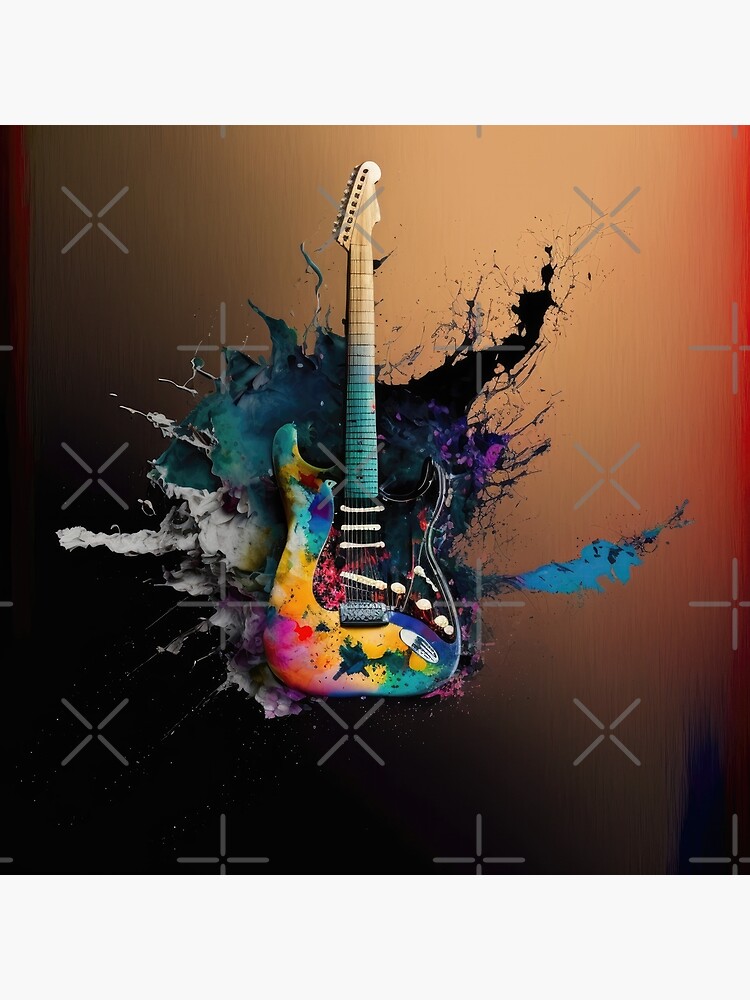 "Fender Stratocaster Guitar Art" Poster for Sale by ThatsTheStyle ...