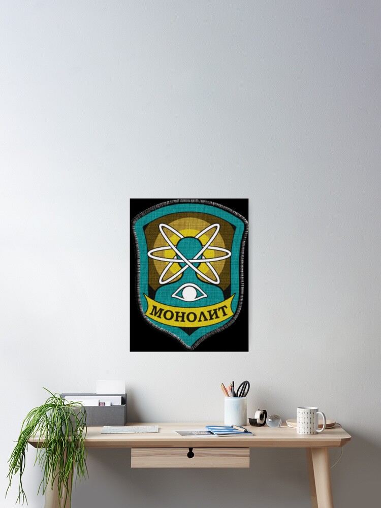 "S.T.A.L.K.E.R. Monolith Patch - Monolith Faction Symbol" Poster for ...