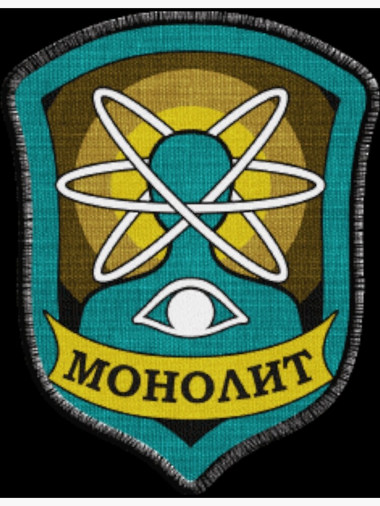 "S.T.A.L.K.E.R. Monolith Patch - Monolith Faction Symbol" Poster for ...