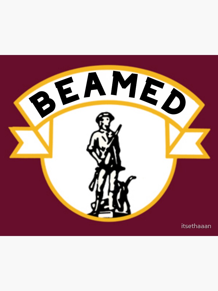 "Beamed" Sticker for Sale by itsethaaan | Redbubble