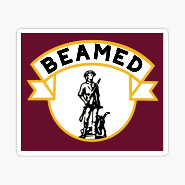 "Beamed" Sticker for Sale by itsethaaan | Redbubble