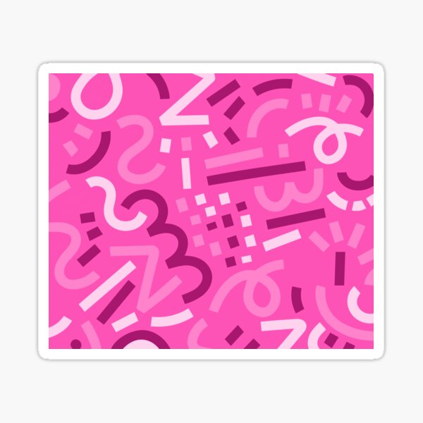 "Memphis Style Patterns" Sticker for Sale by timegraf | Redbubble