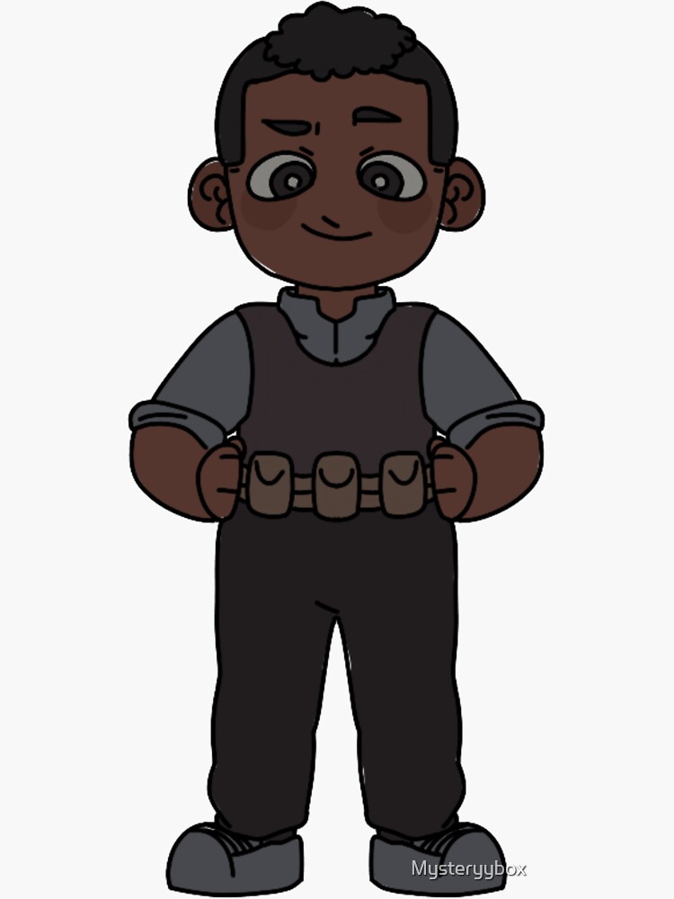 "Chibi 141: Gaz" Sticker for Sale by Cr3epy | Redbubble