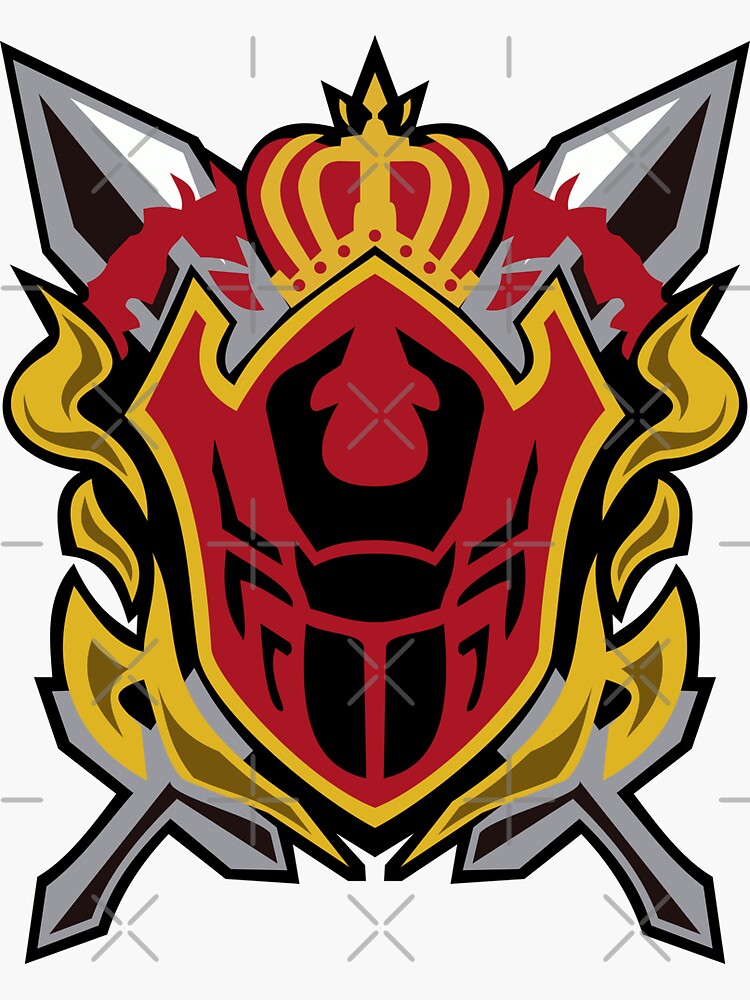 "Kuwagata Ohger Crest" Sticker for Sale by TorakageX | Redbubble