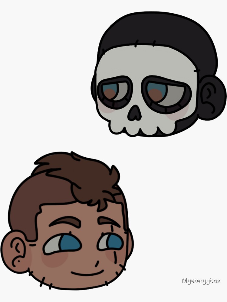 "Chibi 141: Ghost & Soap" Sticker for Sale by Cr3epy | Redbubble