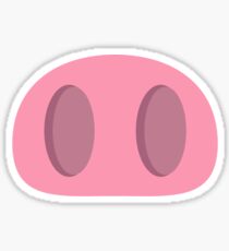 Pig Nose Stickers | Redbubble