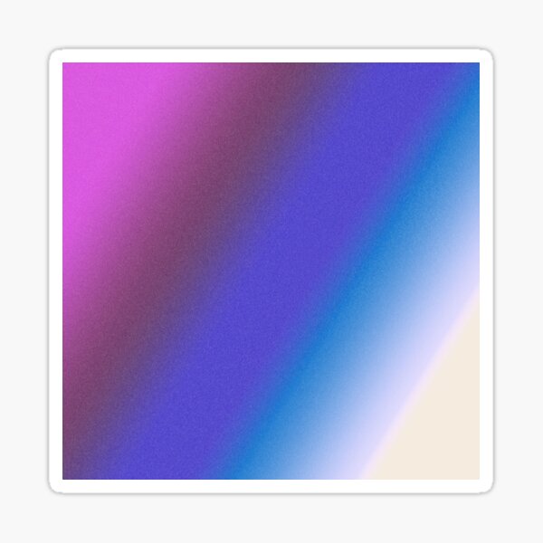 "Impressive gradient made in a design with different colors. " Sticker ...