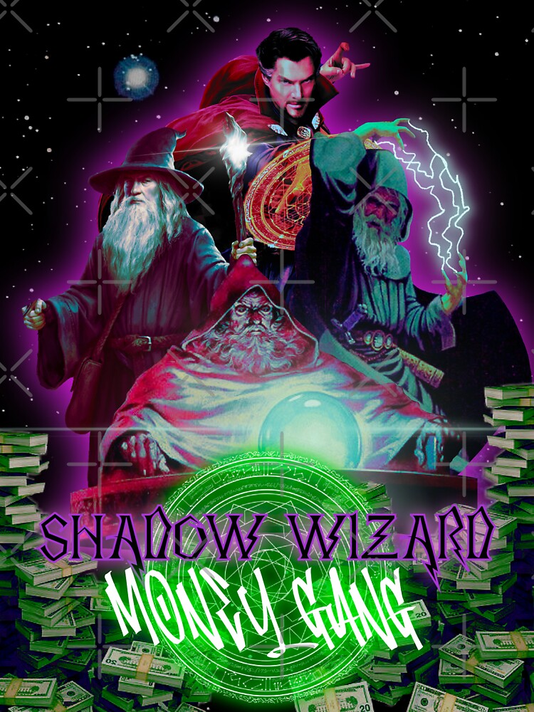 "SHADOW WIZARD MONEY GANG" Sticker for Sale by Srollins001 | Redbubble