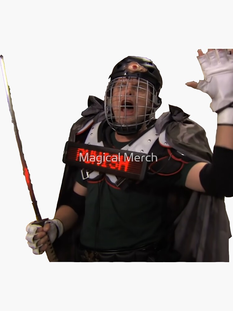 "Dwight Schrute as Recyclops" Sticker for Sale by lukeymoe1315 | Redbubble