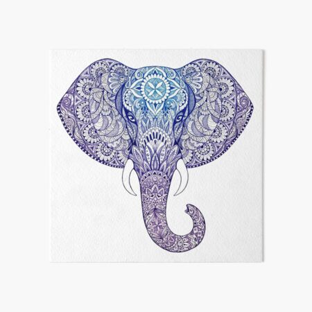 "Elephant mandala" Art Board Print for Sale by Gautamaa | Redbubble