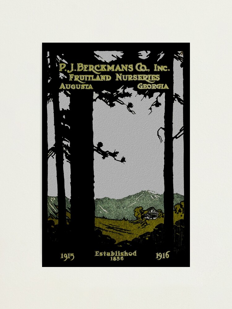 "Berckmans Place Augusta GA Masters Golf Site 1916" Photographic Print ...