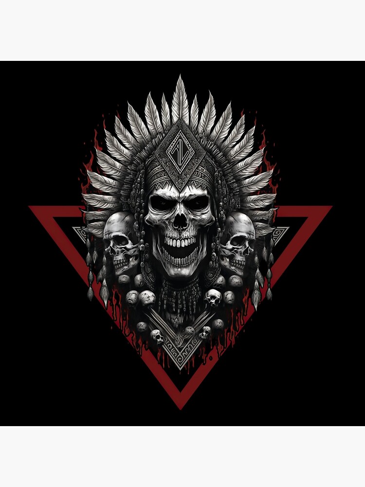 Guerrero Calavera Azteca