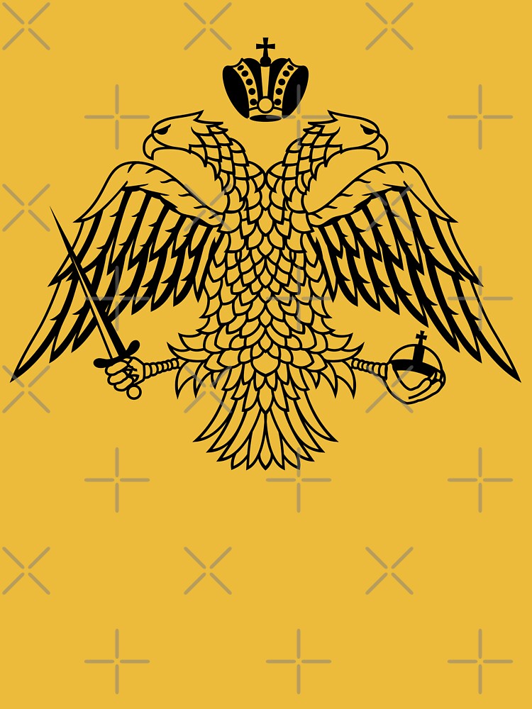 "East Roman Byzantine Empire Orthodox Double Headed Eagle" T-shirt for ...